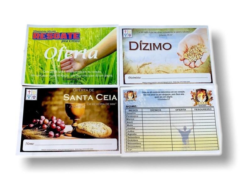 Envelope Dízimo 114X162 Personalizado | Primo Bands