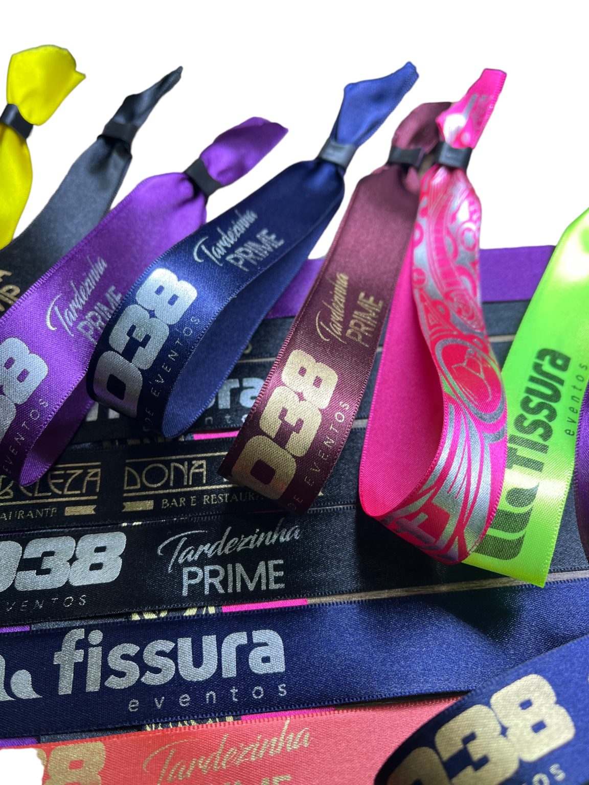 Pulseira em Cetim Personalizada | Primo Bands